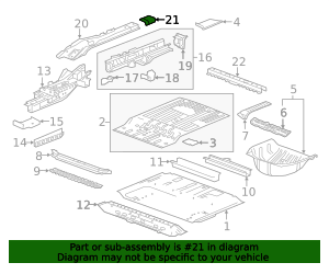 2020 Cadillac XT6 Upper Extension 84181570 | GMPartsDirect.com