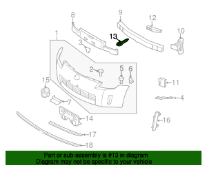 2005-2014 Nissan Tow Hook 51112-CA00A | Nissan Parts Central