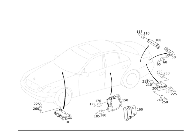 1994-2025 Mercedes-Benz Control Unit 211-820-37-85 | MB OEM Parts