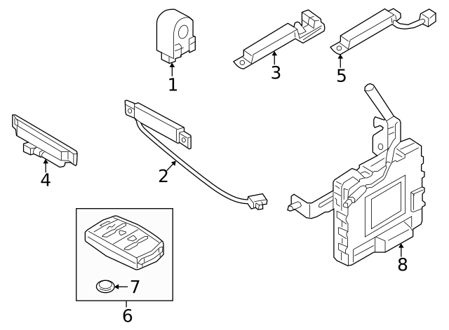 Genuine Warning Buzzer for 2015-2024 Hyundai | Part# 95710-C1000 ...