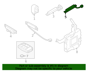 95460-T6200 - Antenna 2021-2024 Genesis GV80 | AutoNation Parts