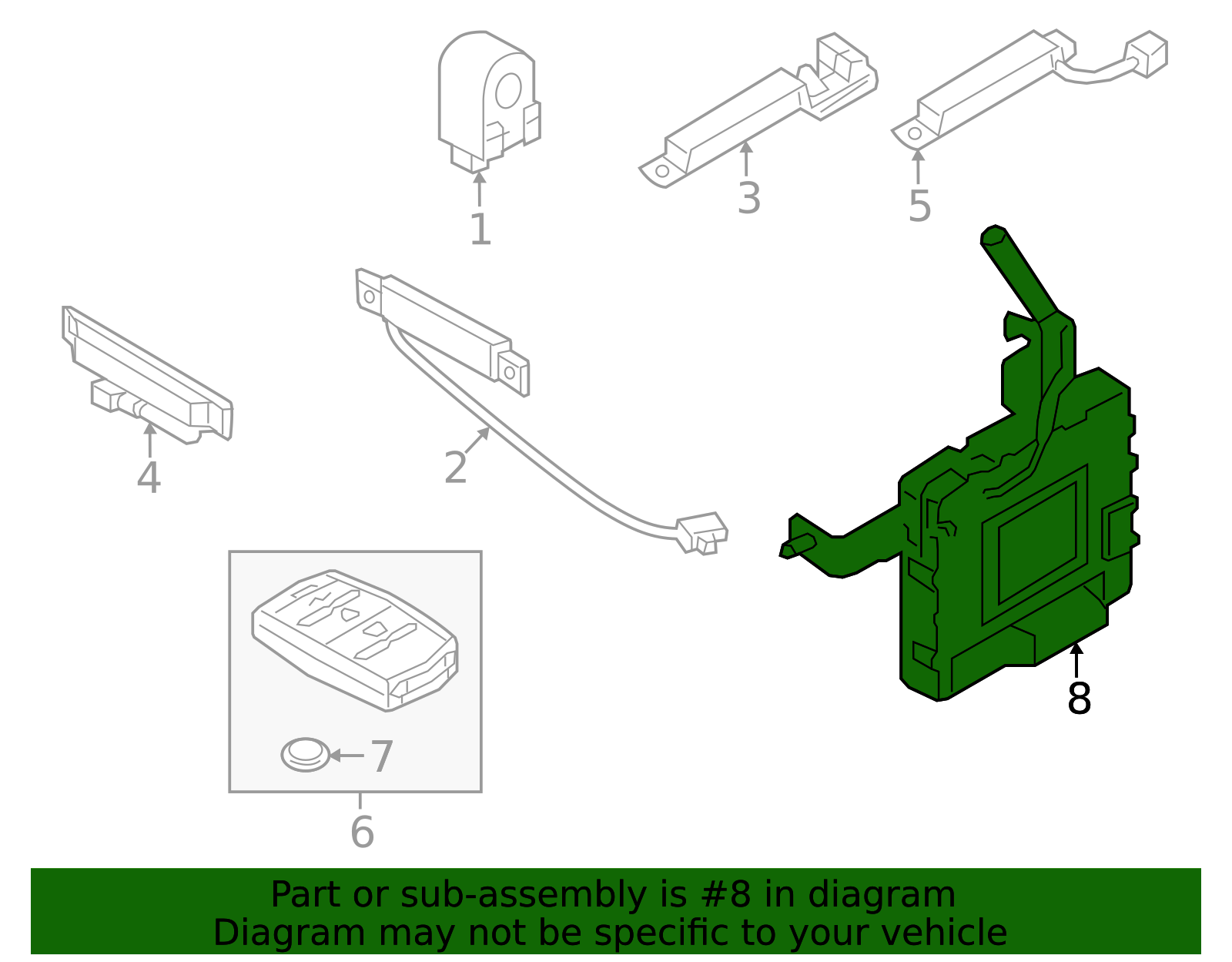 95400-T6BB0 - 2021-2024 Genesis GV80 - Control Module | Hyundai Parts ...
