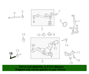 2007-2022 Toyota Bolt, With Washer 90119-A0204 | Toyota Parts Center