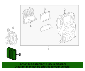 2021-2022 GM Receiver 85114878 | QuirkParts