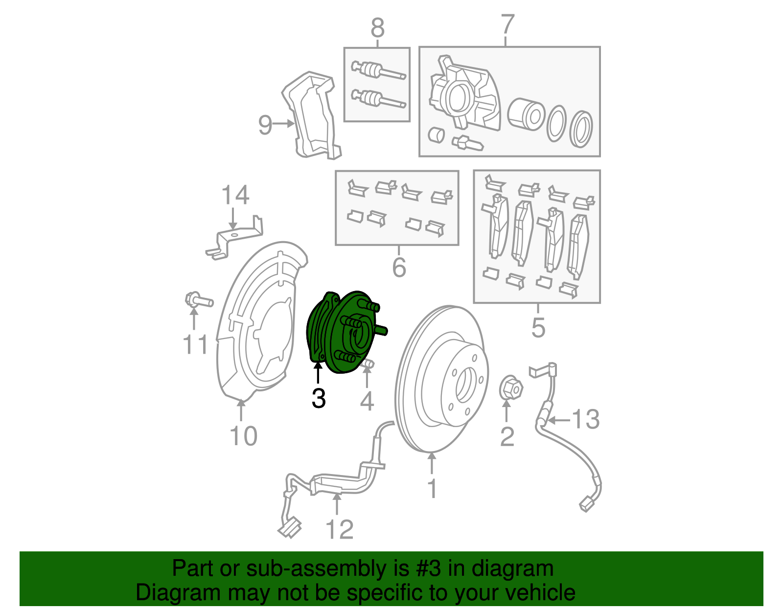 2011-2018 Jeep HubAndBrg 52060398AE | Mopar Parts Canada