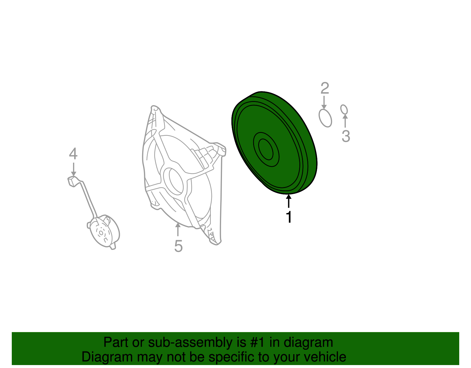 1999-2006 Hyundai Fan Blade 25231-38000 | Hyundai Wholesale Direct