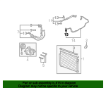 1999-2024 GM A/C Line O-Ring (Replaces Part Number 52474373) 13579648 ...