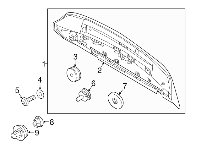 40015871 - Spoiler 2016-2022 Volvo XC90 | Volvo Cars Lancaster Parts