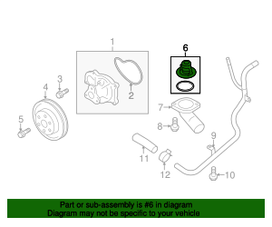 2015-2019 Subaru Thermostat 21210AA260 | TascaParts.com
