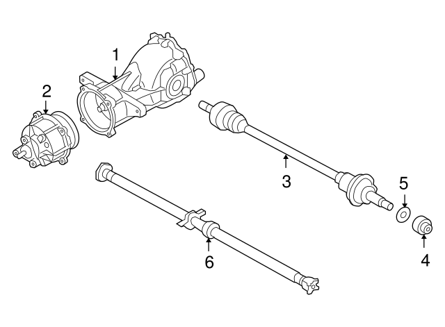 49600-2B010 - Axle Shaft Assembly - 2007-2009 Hyundai Santa Fe | World ...