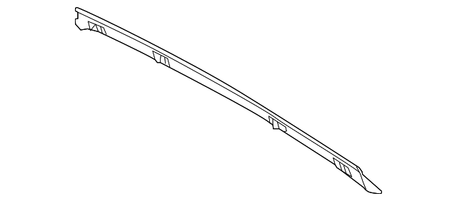 LR116104 - Upper Molding - 2014-2020 Land Rover Range Rover Sport ...