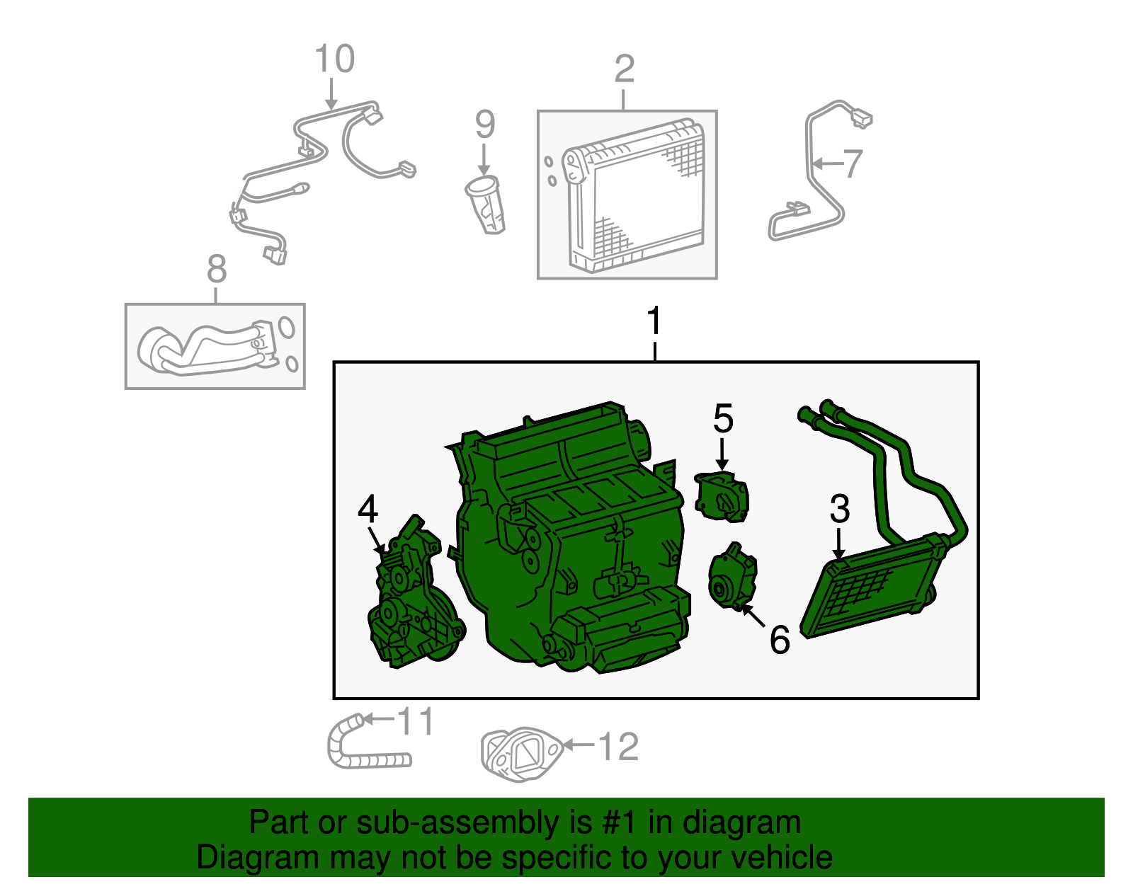 2007-2022 Toyota Case Assembly 87050-0C030 | Toyota Parts Center