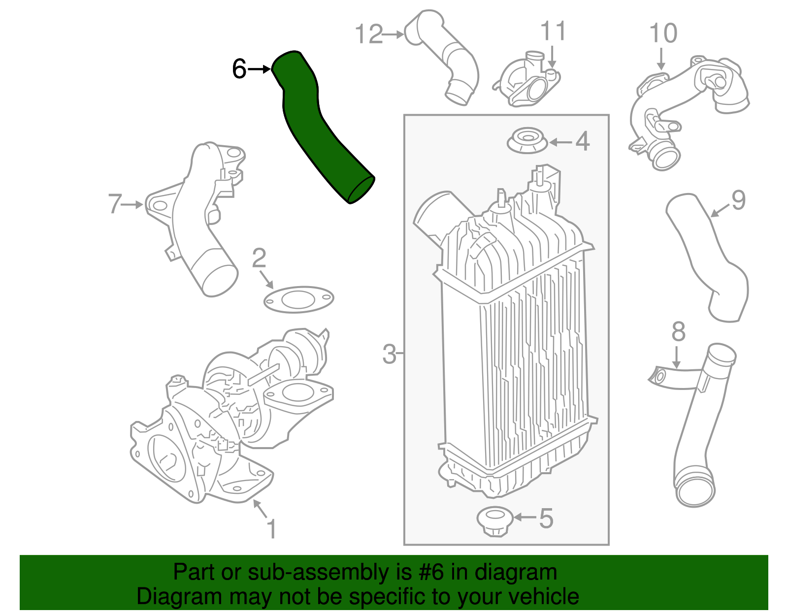 2015-2019 Nissan Outlet Hose 14463-BV80A | Sullivan Brothers Nissan