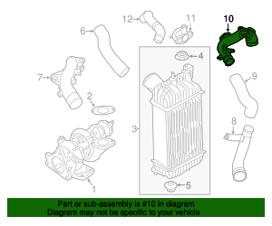 2015-2019 Nissan Inlet Tube 14460-BV80B | OEM Parts Online