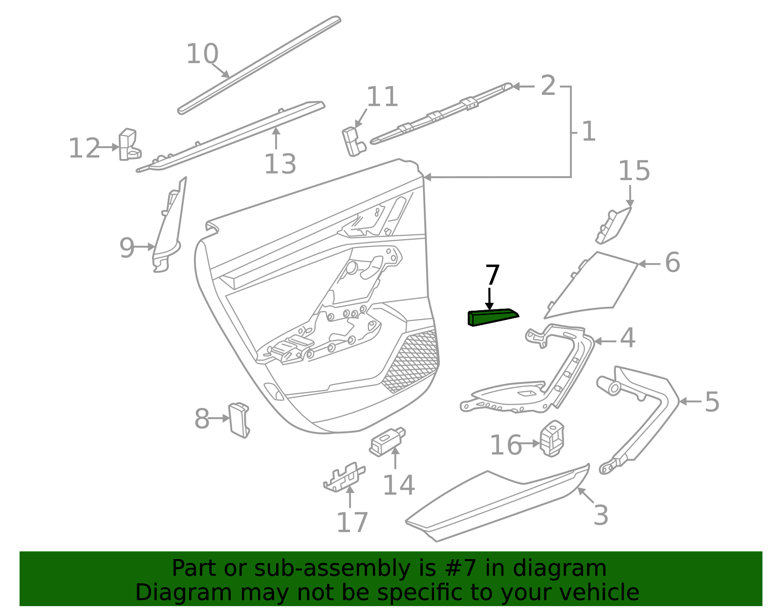 2022-2024 Audi Door Emblem 8Y0-035-292-3Q7 | OEM Parts Online