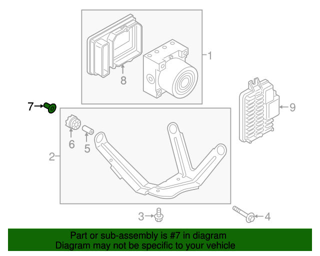 07146986939 - 2014-2022 BMW Blind Rivet Nut Flat Headed 419900 (07-14-6 ...