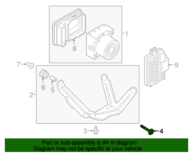 Genuine BMW 07-11-9-908-066 | Mount Bracket Bolt | FREE Shipping on ...