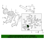 Genuine Engine Coolant Thermostat Gasket for 2020-2025 Hyundai Palisade ...