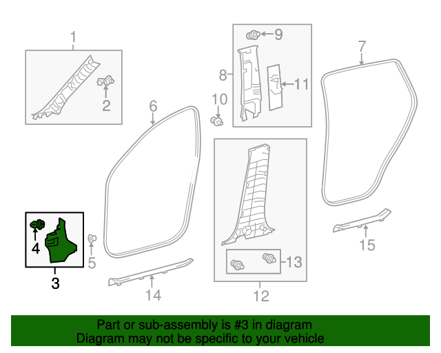 62112-0R031-C0 - Cowl Trim - 2013-2018 Toyota RAV4 | OEM Genuine Toyota ...