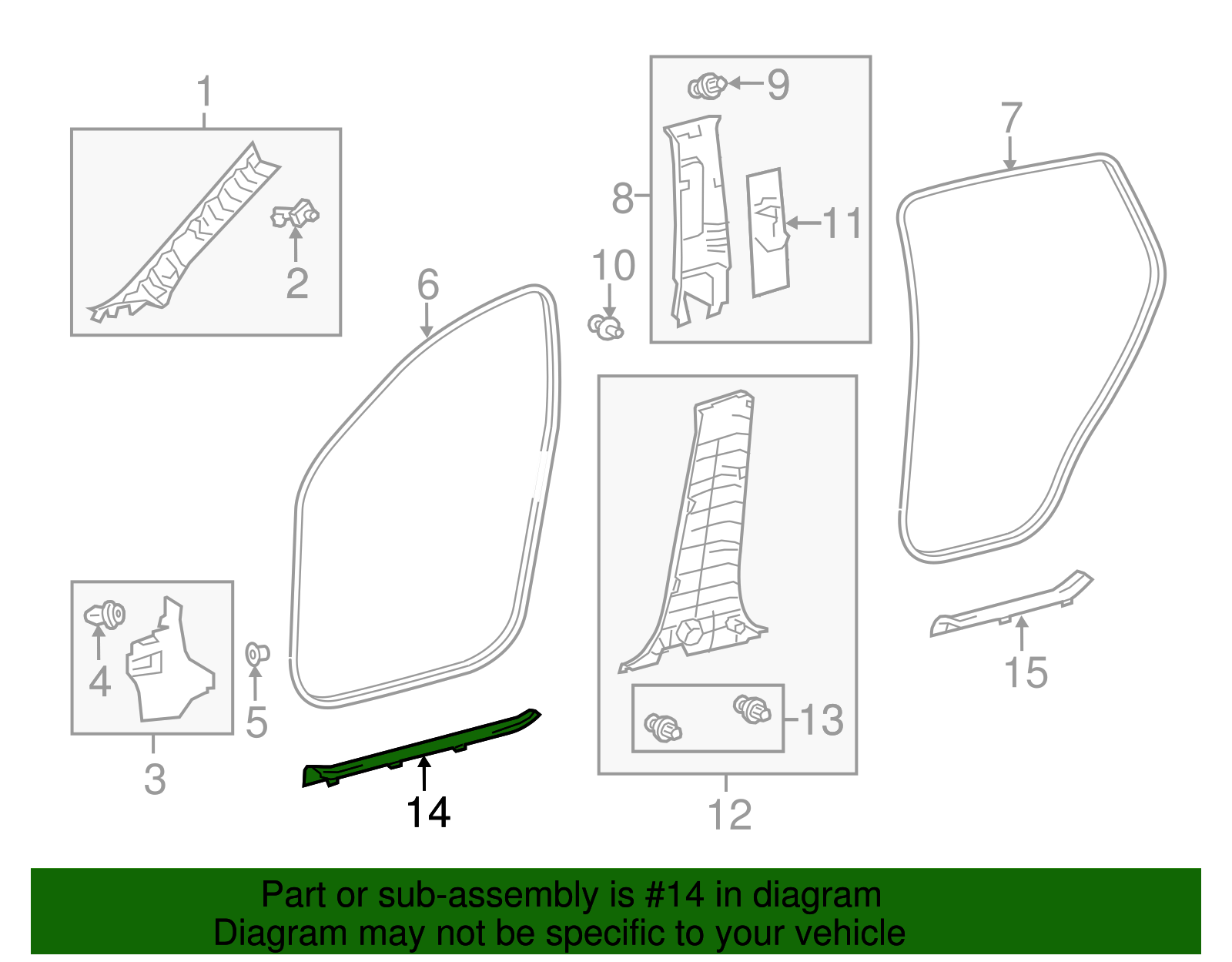 2013-2018 Toyota RAV4 Front Sill Plate 67914-0R030-C0 | Toyota Parts Center