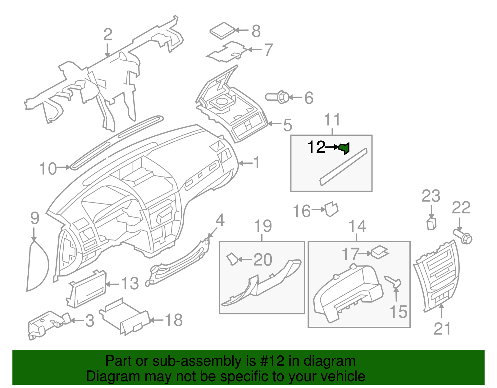 2008-2025 Ford Upper Center Pillar Trim Retainer Clip W710338-S403 ...
