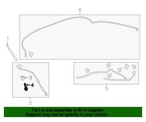 39153-T5A-J01 - Antenna Assembly Bolt 2015-2020 Honda Fit | Honda Parts ...