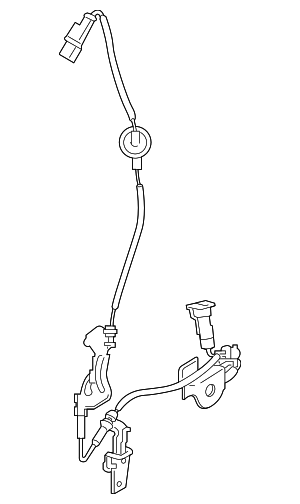 2017-2021 Hyundai ABS Wheel Speed Sensor 58980-F0000 | OEM Parts Online