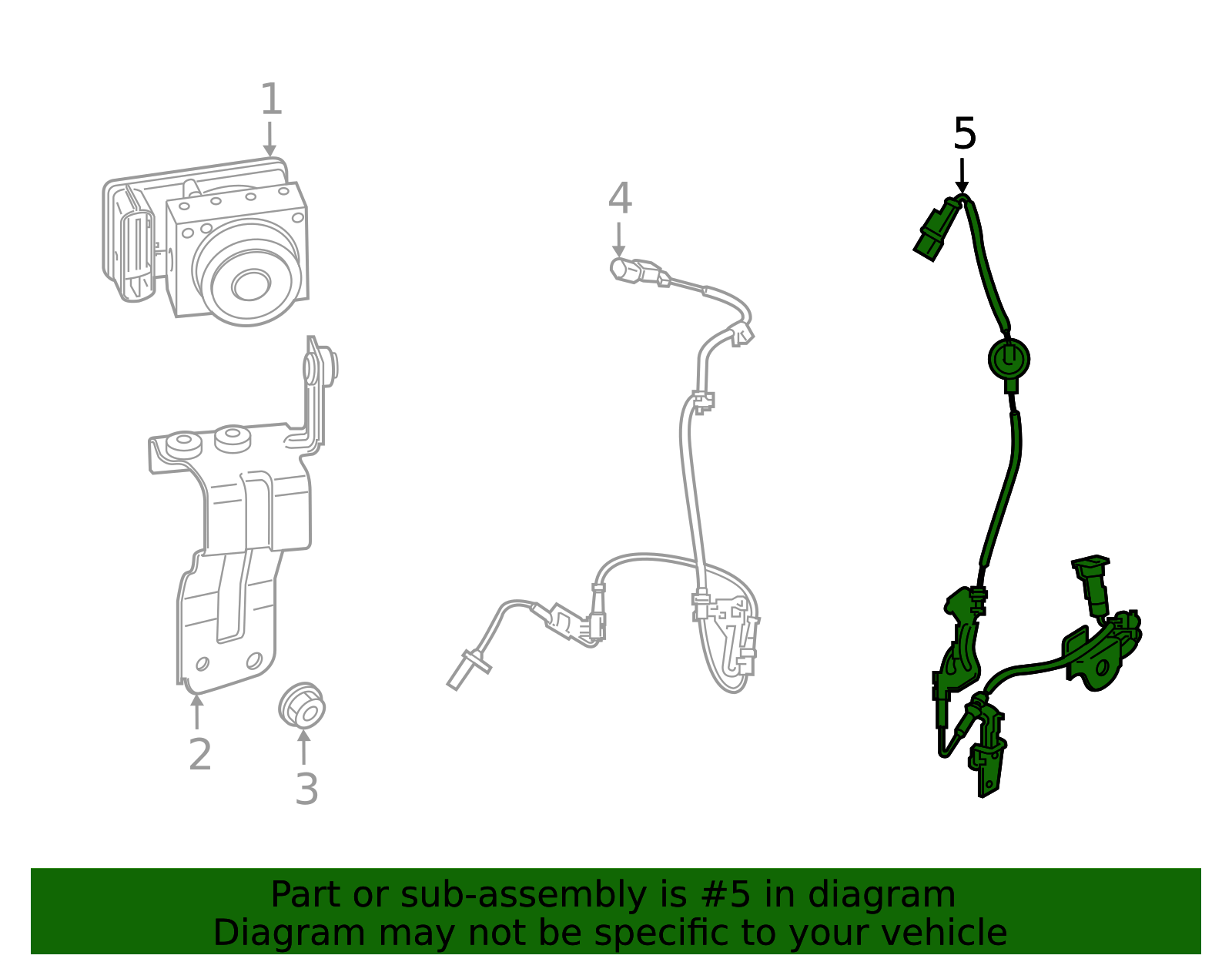 2017-2021 Hyundai ABS Wheel Speed Sensor 58980-F0000 | OEM Parts Online