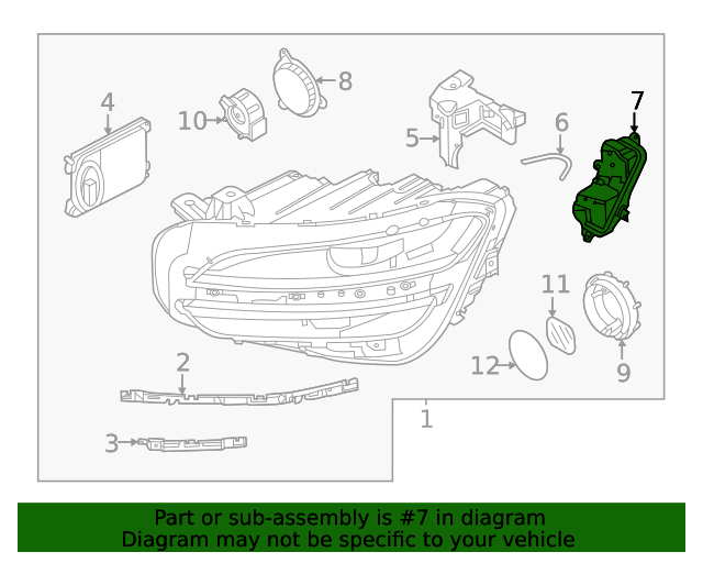 2022-2023 Genesis G70 Led Module H Lamp T Signal Right-hand 92188-G9500 ...