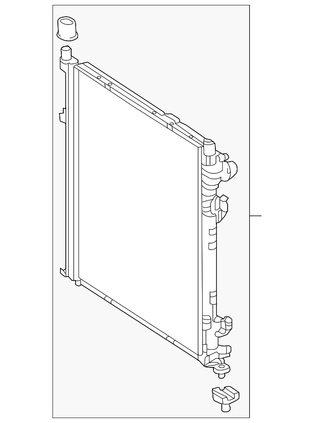 099-500-13-03 - Radiator 2012-2019 Mercedes-Benz | Mercedes-Benz USA Parts