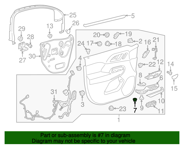 2016-2023 GM Multi-Purpose Clip 11547375 GM | GMPartsDirect.com