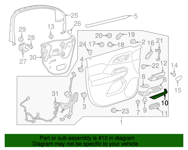 2020-2022 GMC Acadia Applique 84598965 | GMPartsDirect.com