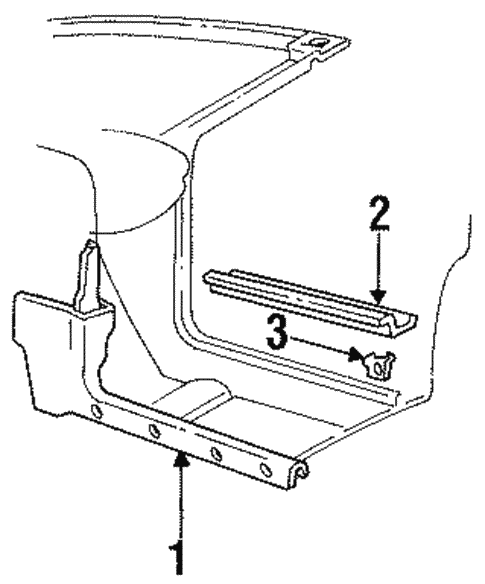 Interior Trim - Pillars for 2002 Pontiac Firebird | GMPartsDirect.com