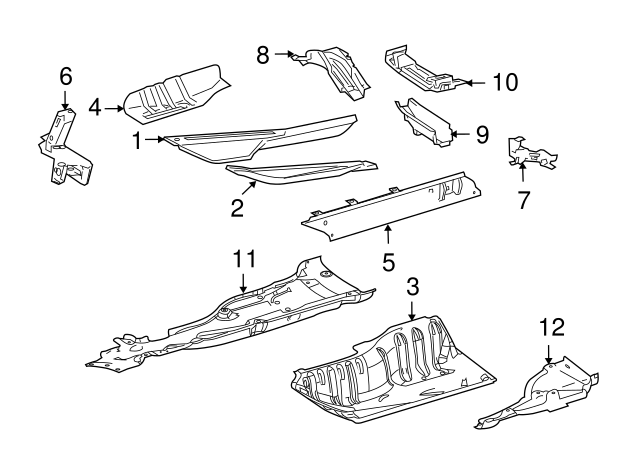 164-610-22-08 - Under Cover 2010-2011 Mercedes-Benz ML 450 | Mercedes ...