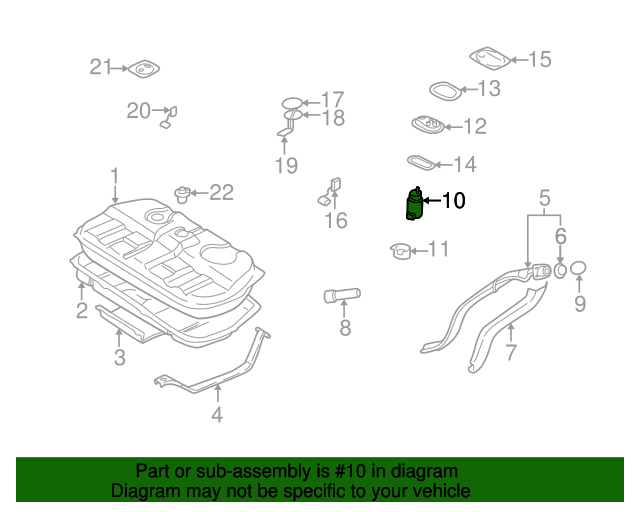 31111-3S400 - Fuel Pump - 1995-2017 Hyundai | World OEM Parts Hyundai