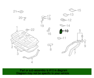 31111-3S400 - Fuel Pump 1995-2017 Hyundai | AutoNationParts.com