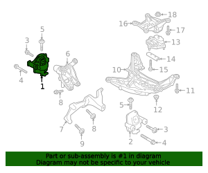 4M0-199-372-GM - Engine Mount 2018-2024 Audi | AutoNationParts.com