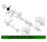 014-997-14-46-64 - Transfer Case Output Shaft Seal 2015-2022 Mercedes ...