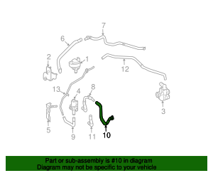 2003-2006 Mercedes-Benz Hose 211-832-27-94 | Mercedes-Benz Parts