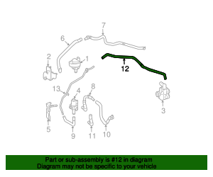 211-832-84-94 - HVAC Heater Hose 2007-2011 Mercedes-Benz | AutoNation Parts