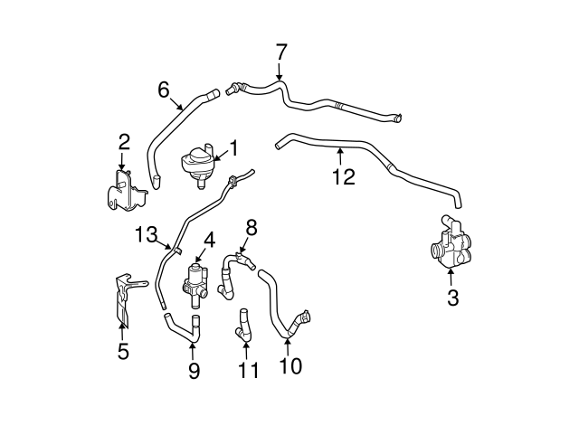 2003-2006 Mercedes-Benz Hose 211-832-27-94 | Mercedes-Benz Parts