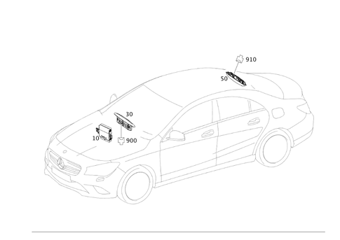 Parktronic System (Pts) for 2016 Mercedes-Benz CLA 250 | Mercedes-Benz ...
