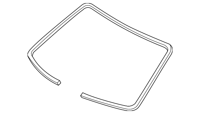 72716-3WC0A - Windshield Dam 2014-2024 Nissan | Nissan Parts ...