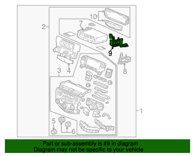39177-SDA-A11 - Bracket, L Side 2003-2007 Honda Accord | Honda Parts Online