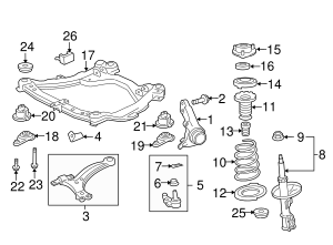 48069-06150 - Control Arm 2007-2011 Lexus ES350 | Longo Lexus Parts