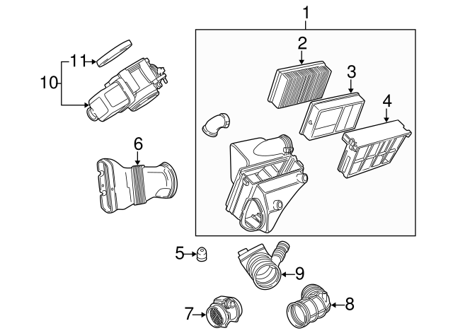 13547502445 - Throttle Body - 2001-2006 BMW | BMW OEM Parts Store
