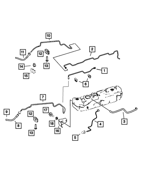 Fuel Lines for 2007 Dodge Sprinter 3500 | Mopar eStore