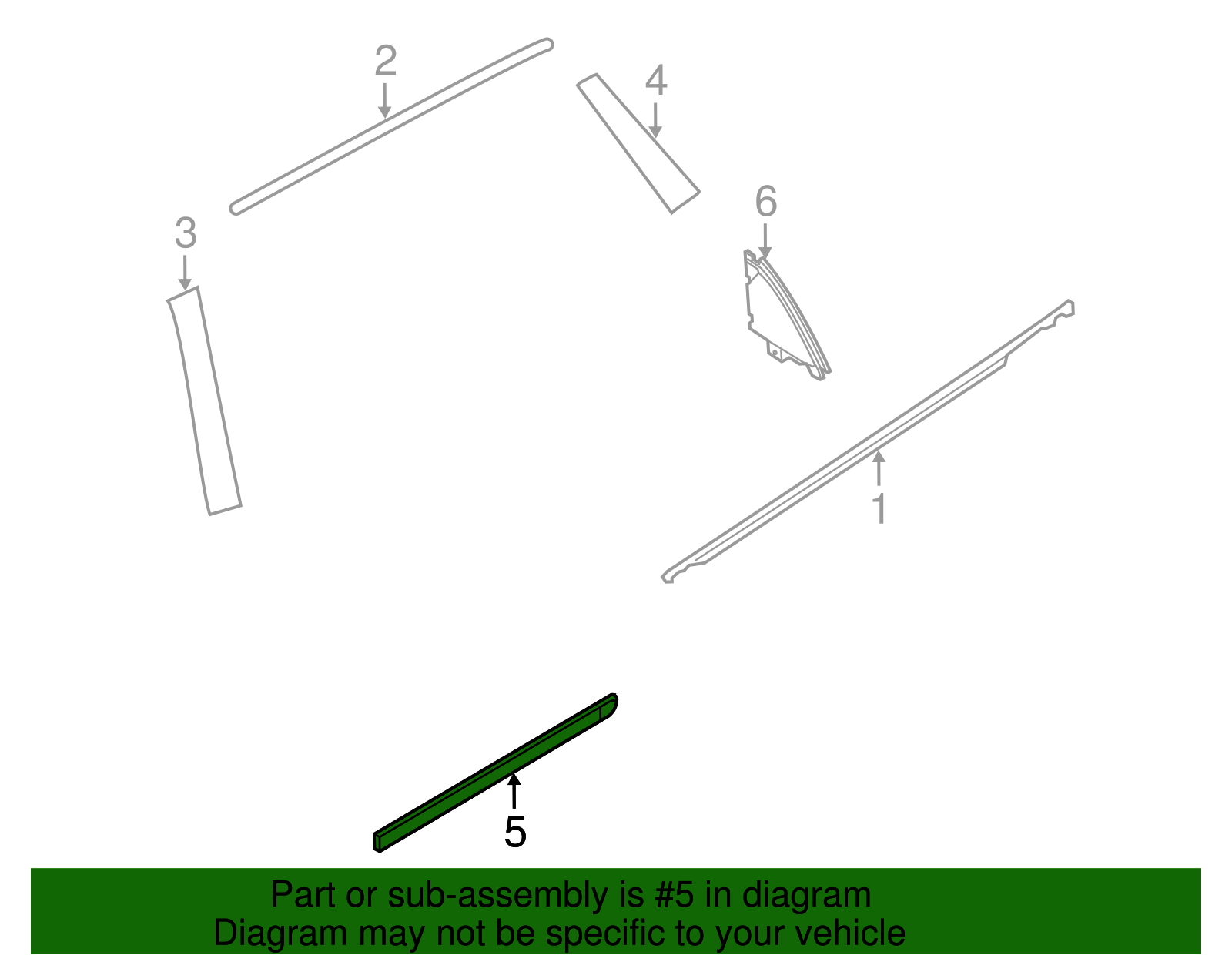 2017-2020 Nissan Rogue Lower Molding 82876-6FL0A | Sullivan Brothers Nissan
