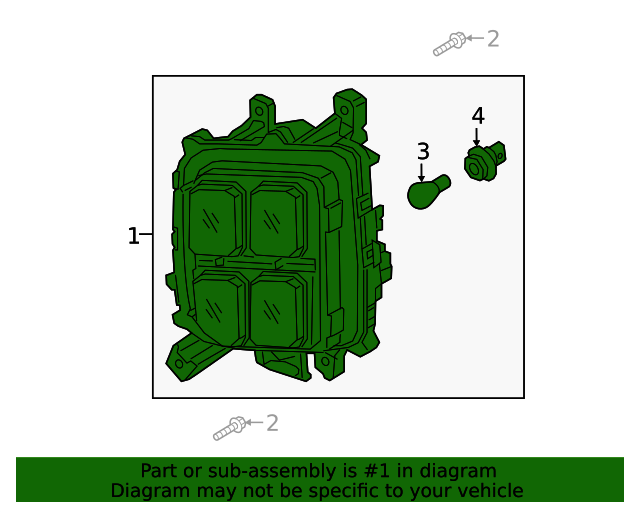 2020-2024 Mitsubishi Outlander Sport Turn Signal Lamp 8315A084 ...