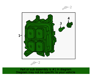 8315A084 - Fog Lamp Assembly - 2020-2021 Mitsubishi Outlander Sport ...